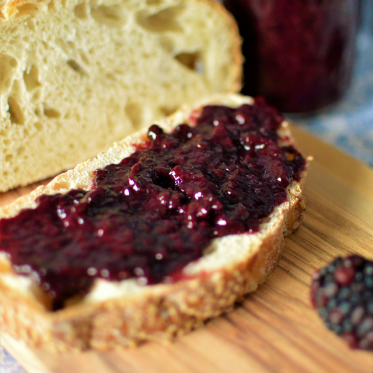 Easy Blackberry Jam - Hungry Happy Home