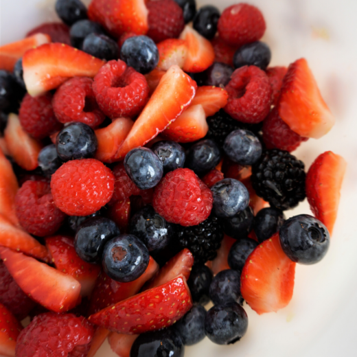 Yummy Mixed Berry Fruit Salad | Hungry Happy Home