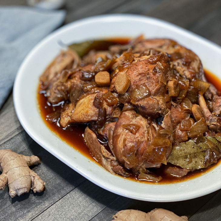 Slow Cooker Chicken Adobo - Hungry Happy Home
