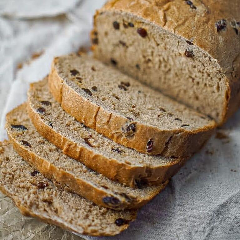 Sourdough Discard Cinnamon Raisin Bread (Bread Machine) - Hungry Happy Home